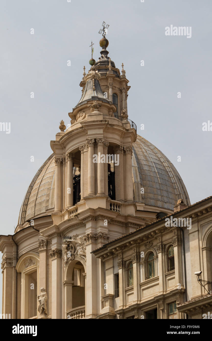 Saint Agnese in Agone in Piazza Navona, Rome, Italy Stock Photo - Alamy