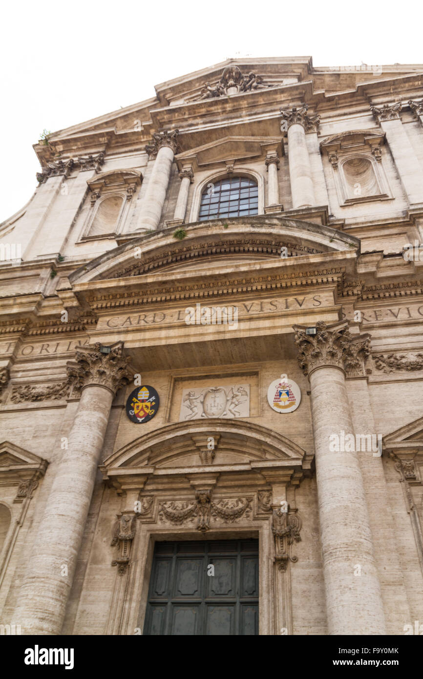 Great church in center of Rome, Italy Stock Photo - Alamy
