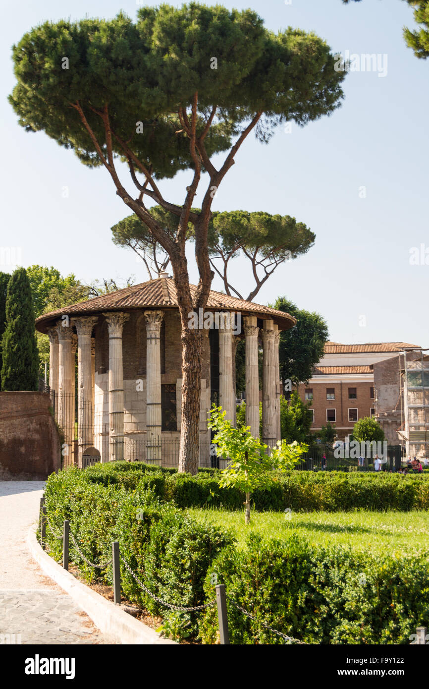 Rome - Vesta temple Stock Photo - Alamy