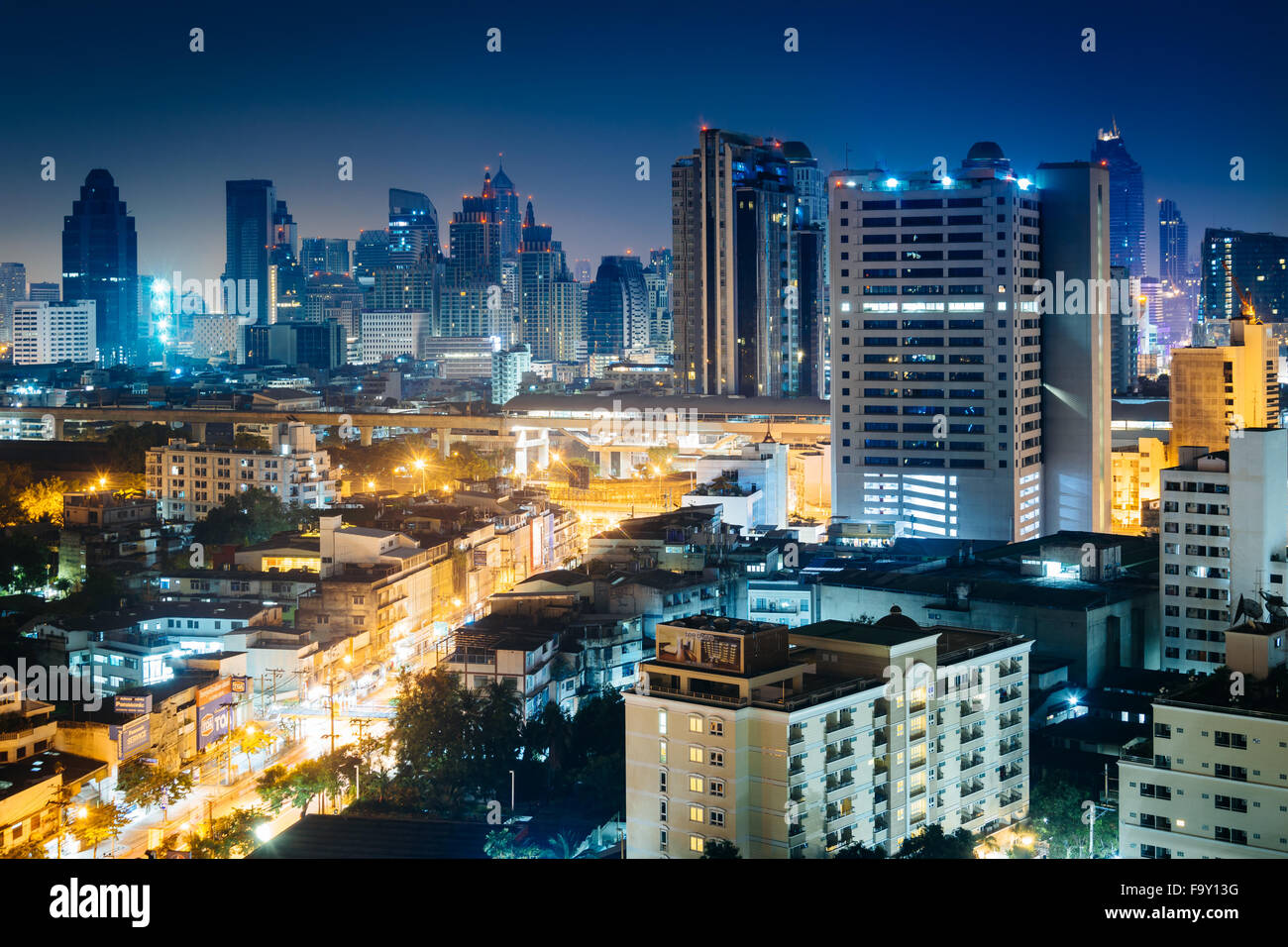 Thailand night view hi-res stock photography and images - Alamy
