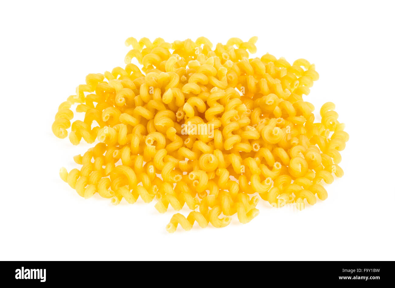 italian pasta (macaroni) isolated on white background Stock Photo - Alamy