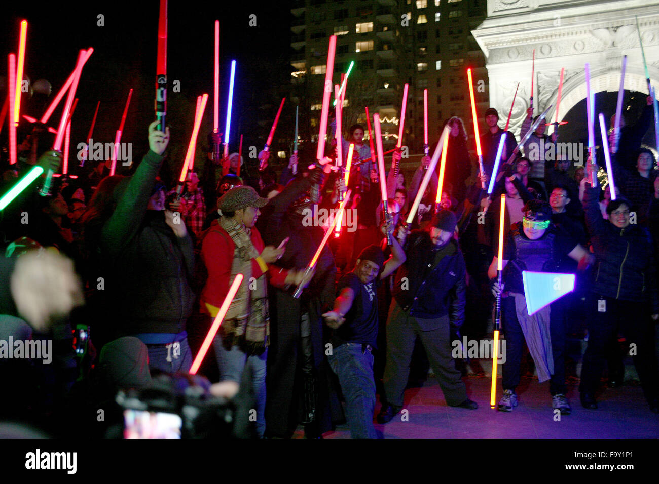 New York City, USA, 18 Dec, 2015 – One day after the opening of Star ...