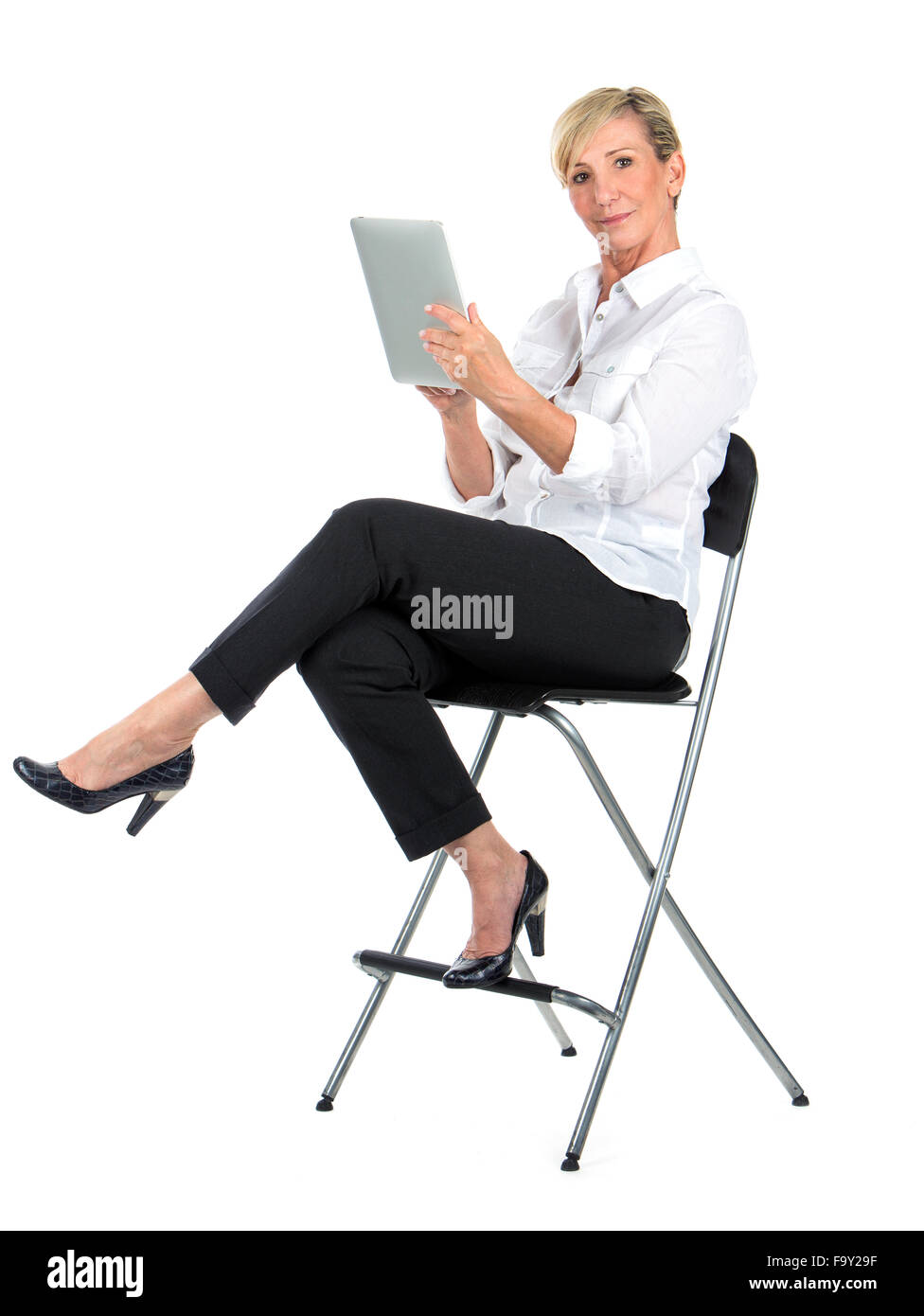 Working woman office Cut Out Stock Images & Pictures - Alamy