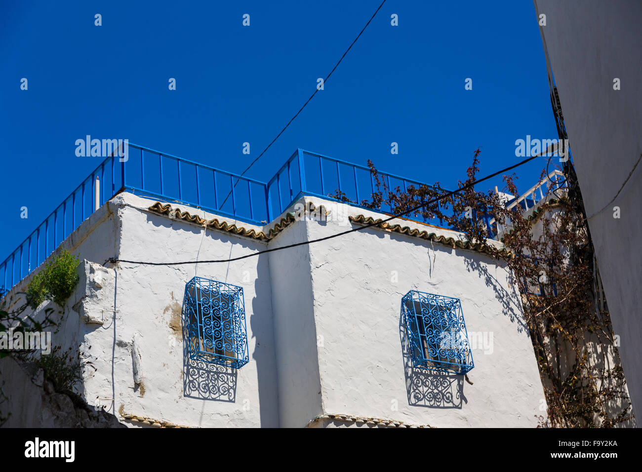 Old arabic town in Tunisia - Sidi Bu Said Stock Photo - Alamy