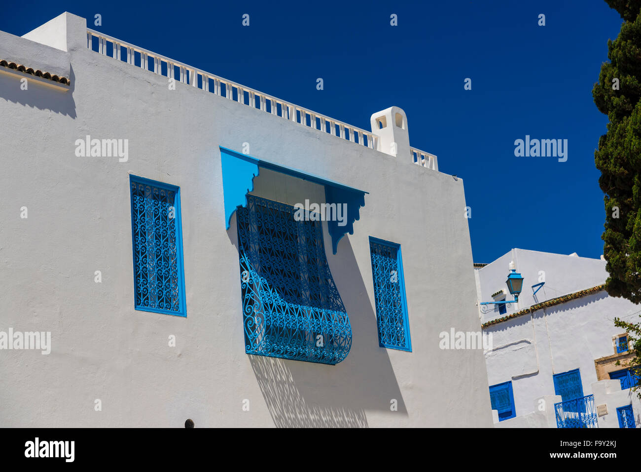 Old arabic town in Tunisia - Sidi Bu Said Stock Photo - Alamy