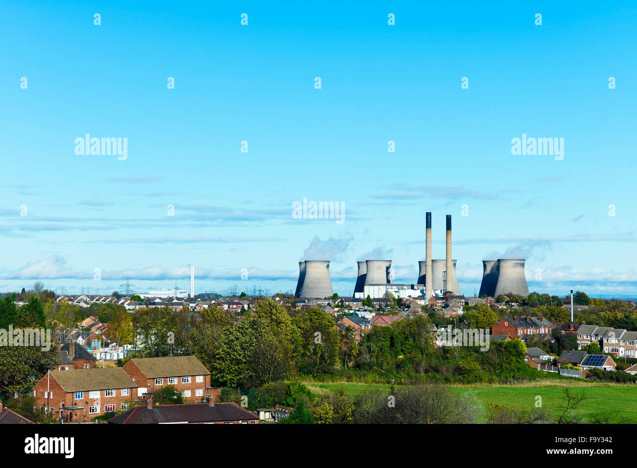 Pontefract coal fired power station Stock Photo - Alamy