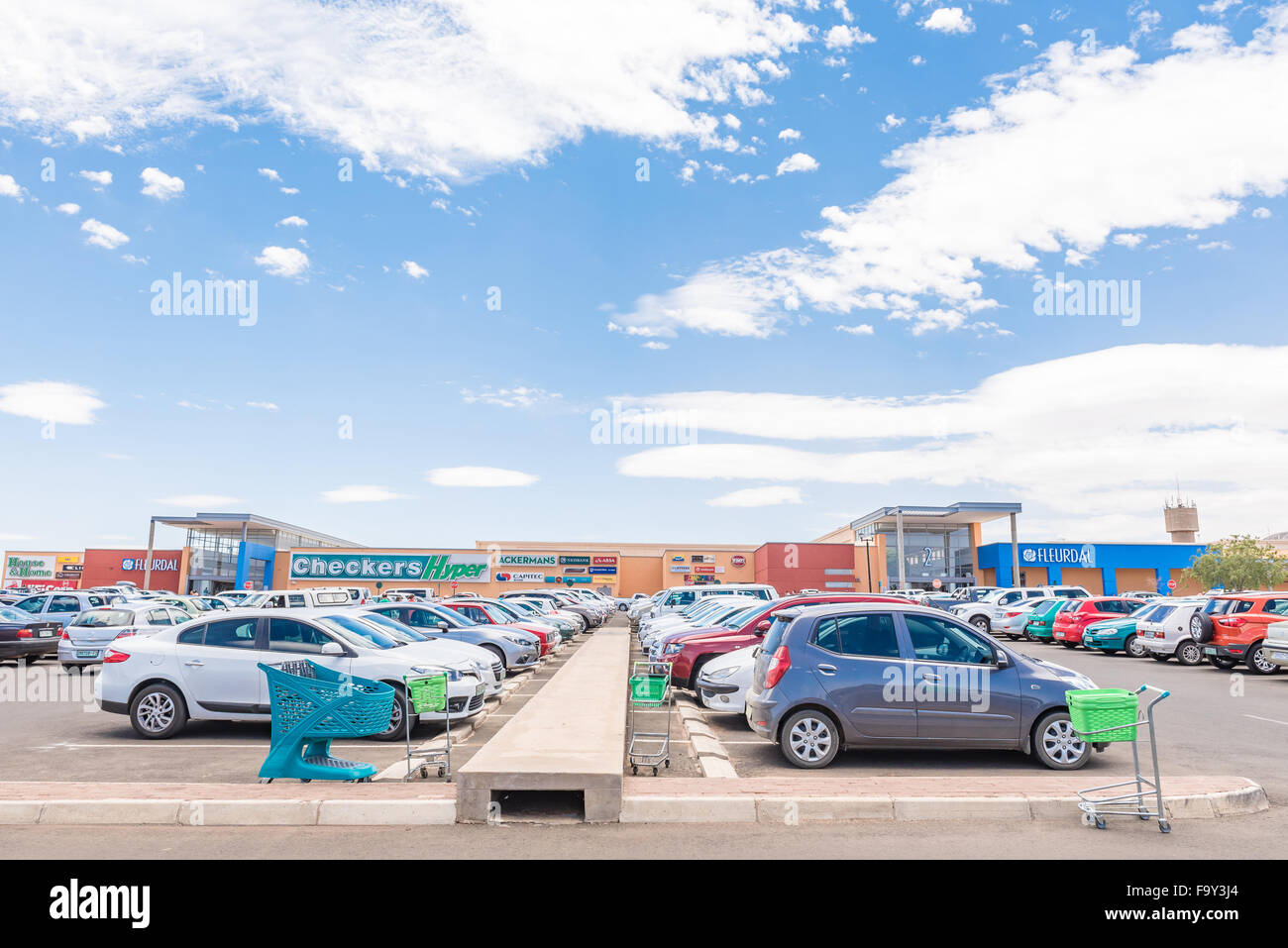 BLOEMFONTEIN, SOUTH AFRICA, DECEMBER 16, 2015: The Fleurdal Mall in ...