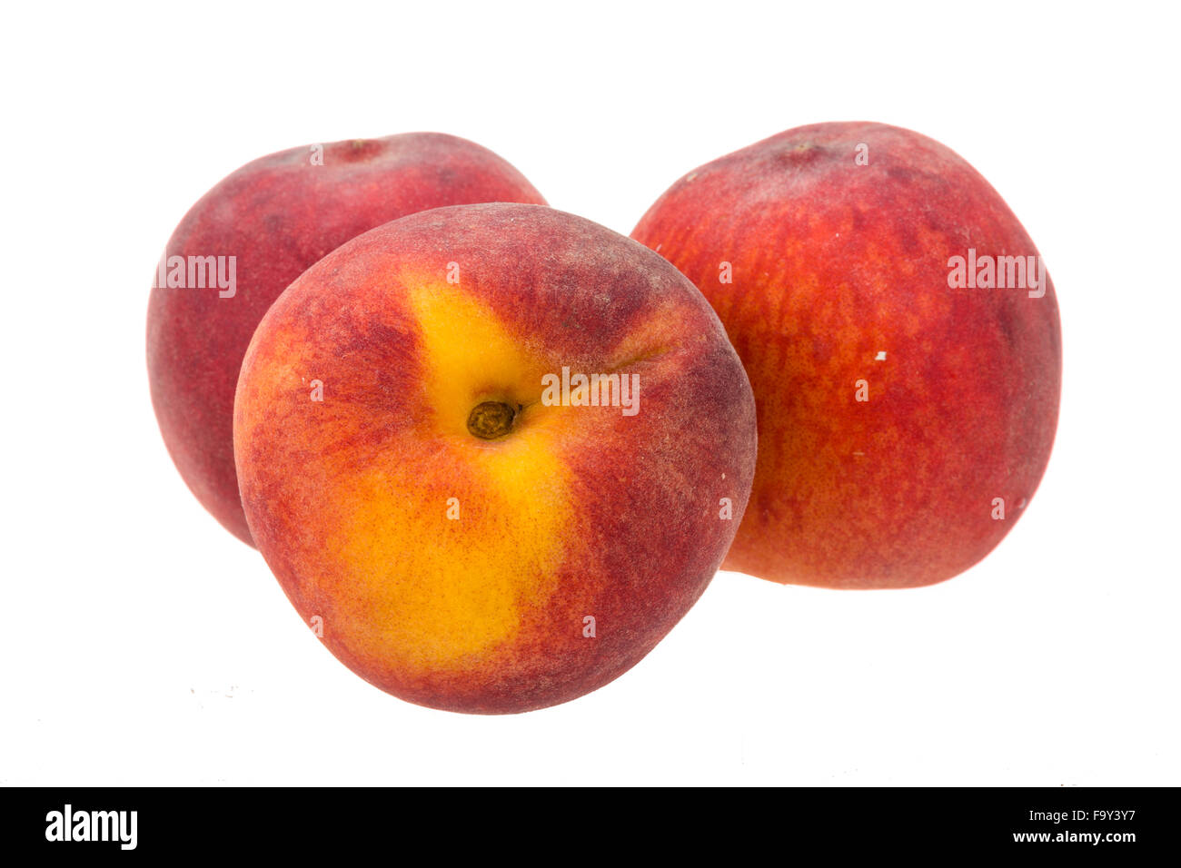Peach studio macro shoot isolated Stock Photo - Alamy