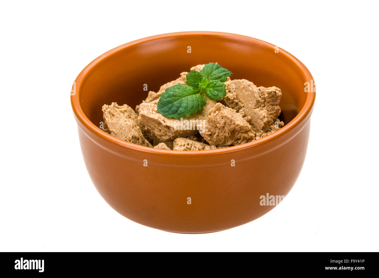 Sunflower Halva isolated studio macro shoot Stock Photo - Alamy