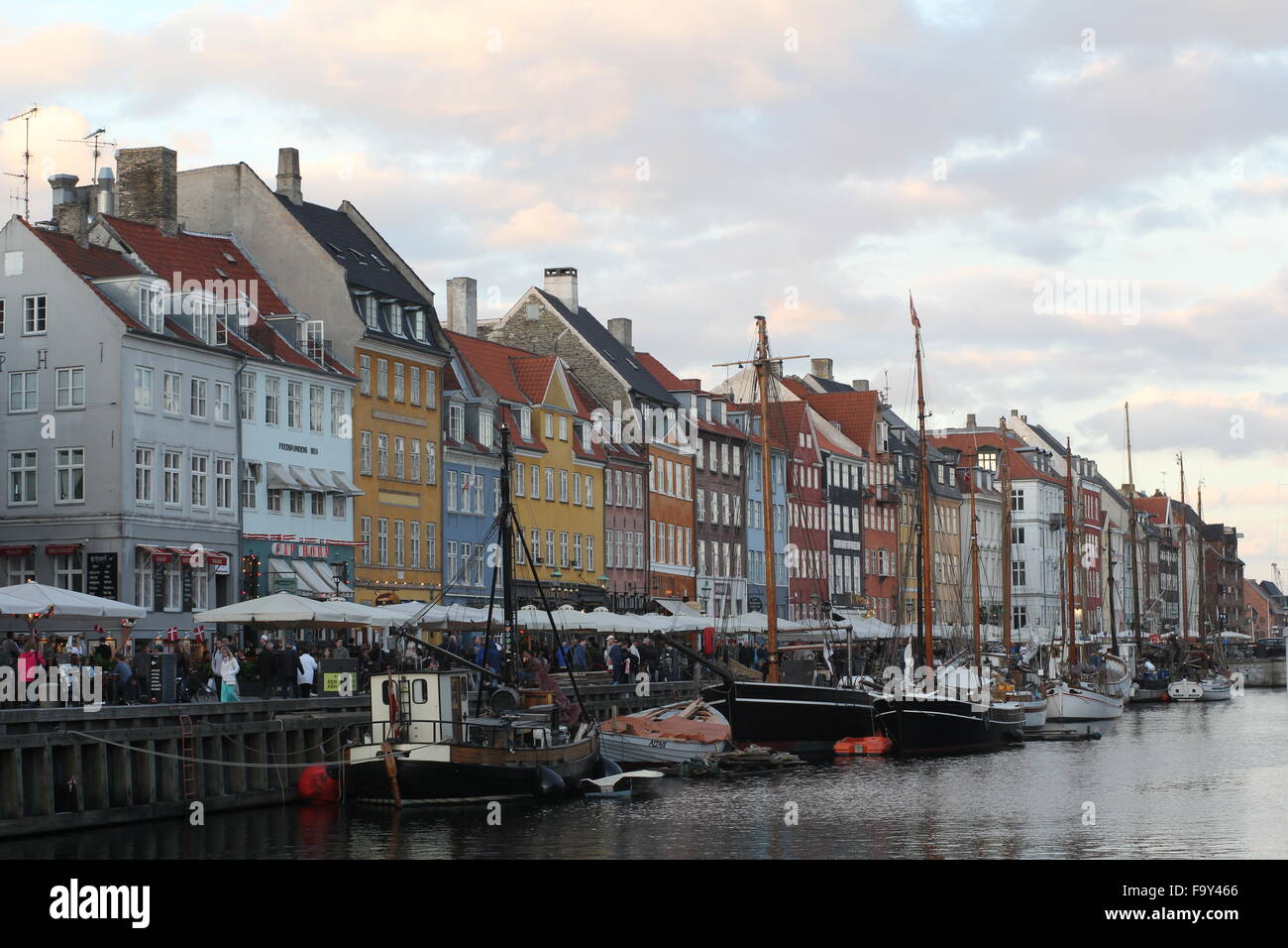 The colourful houses of Nyhavn in Copenhagen Denmark Stock Photo - Alamy