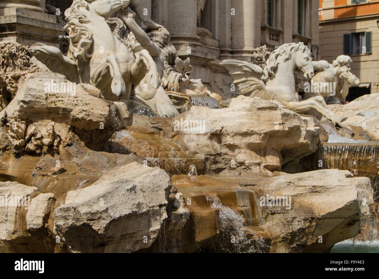 Fountain di Trevi - most famous Rome's fountains in the world. Italy ...