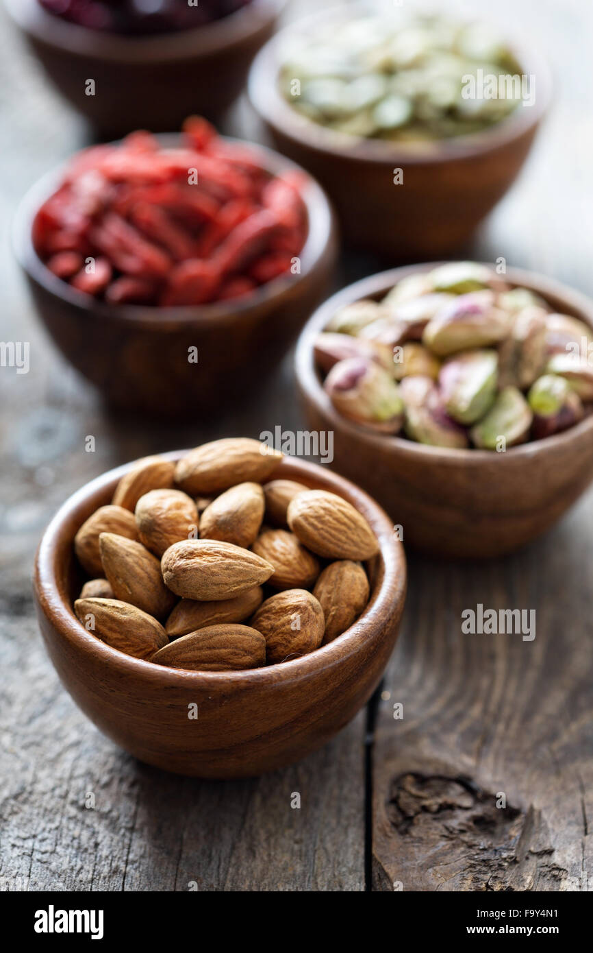 Variety nuts in small hi-res stock photography and images - Alamy