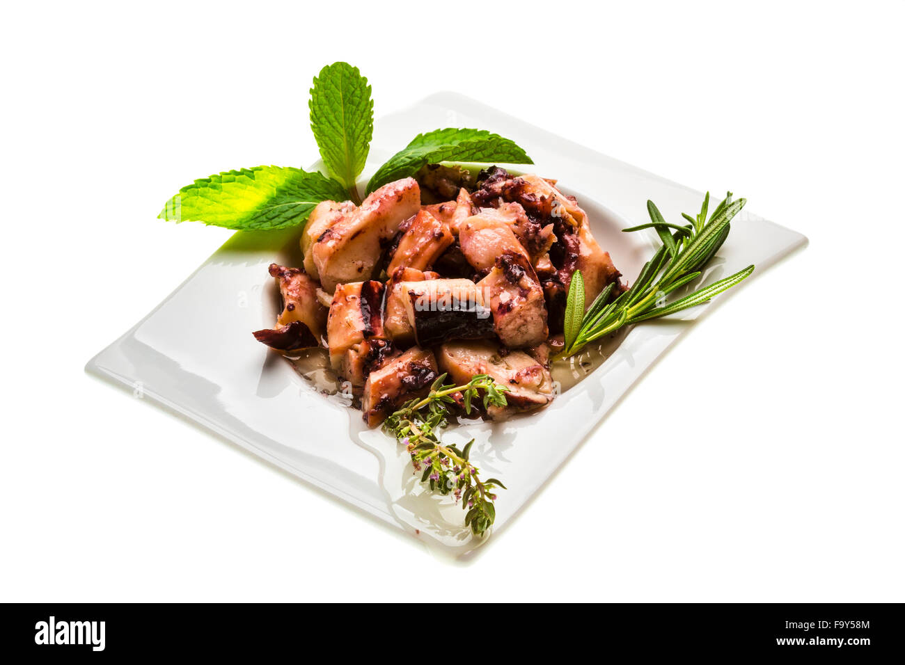 Octopus legs Cut Out Stock Images & Pictures - Alamy