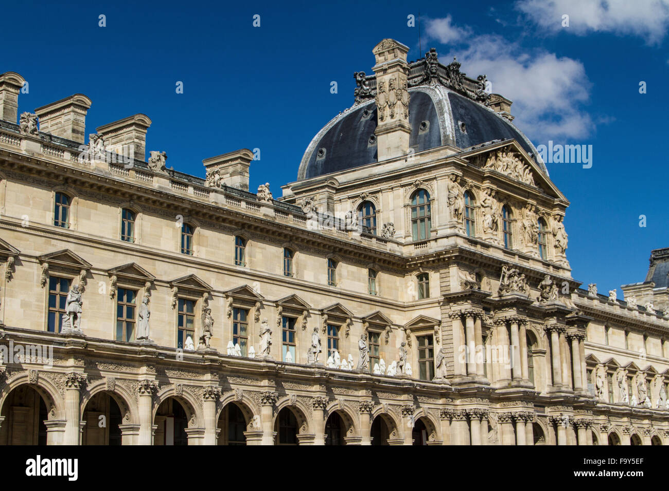 PARIS - JUNE 7: Louvre building on June 7, 2012 in Louvre Museum, Paris ...