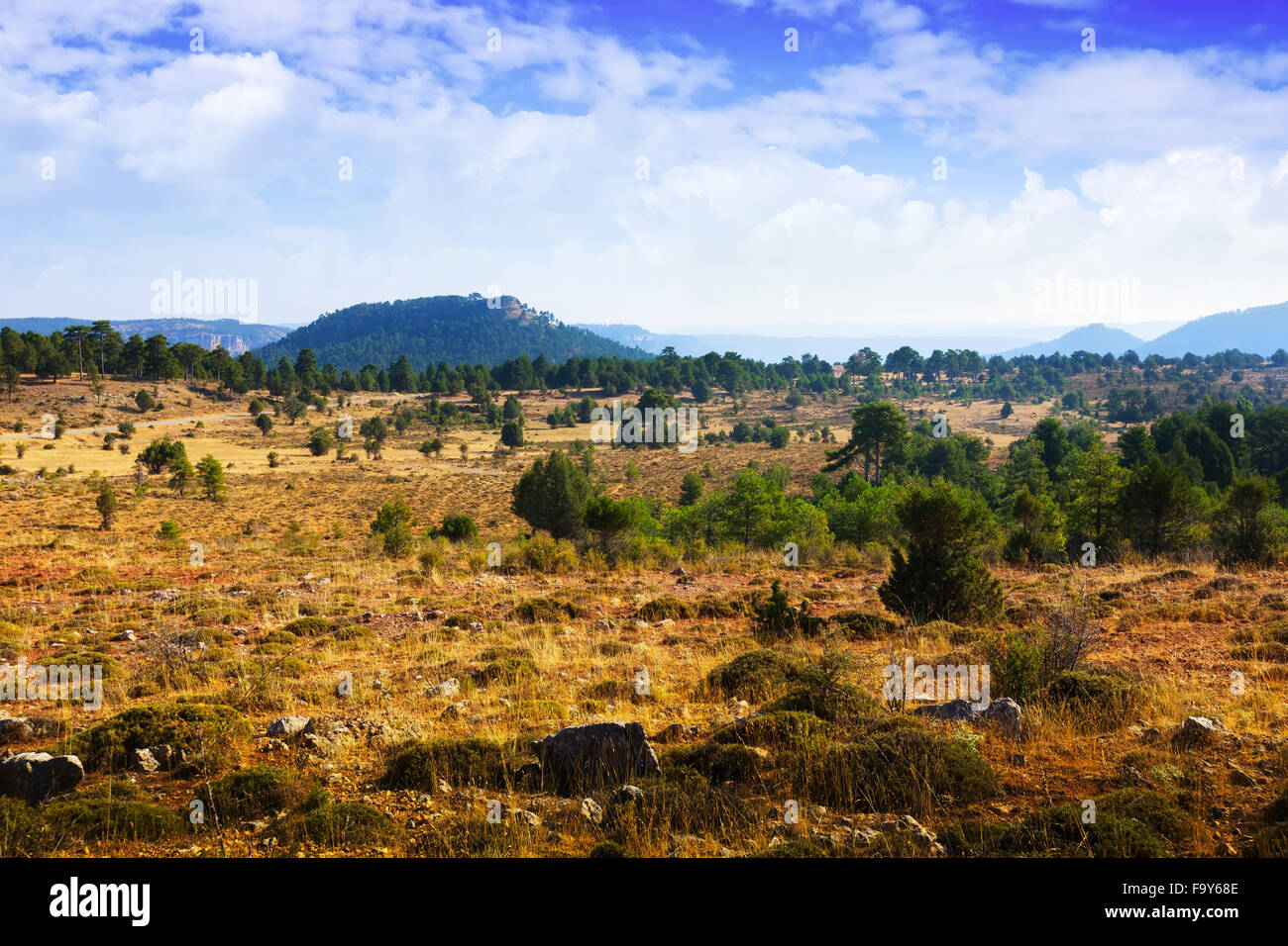 Mountainous terrain in the province of Cuenca Stock Photo - Alamy