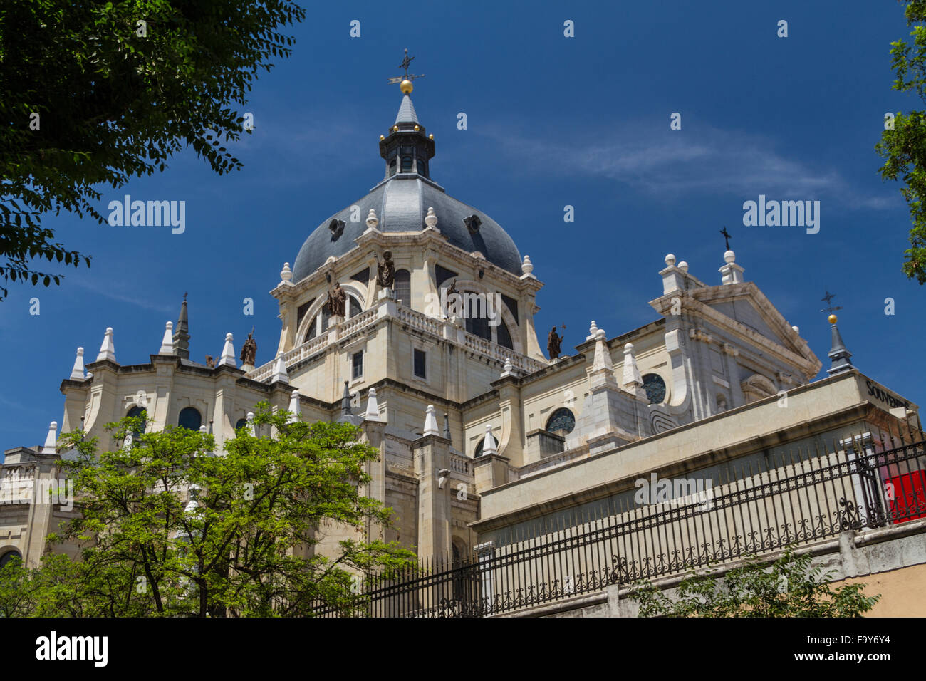 Cathedral of Madrid, Spain Stock Photo - Alamy