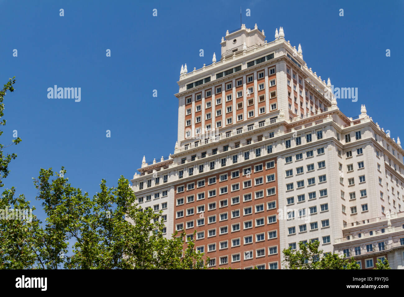 Urban landscape, Madrid Stock Photo - Alamy