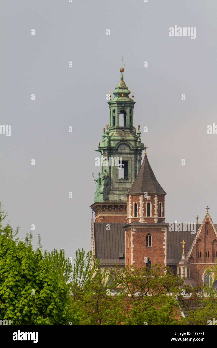 Cathedral in old town of Cracow Stock Photo - Alamy