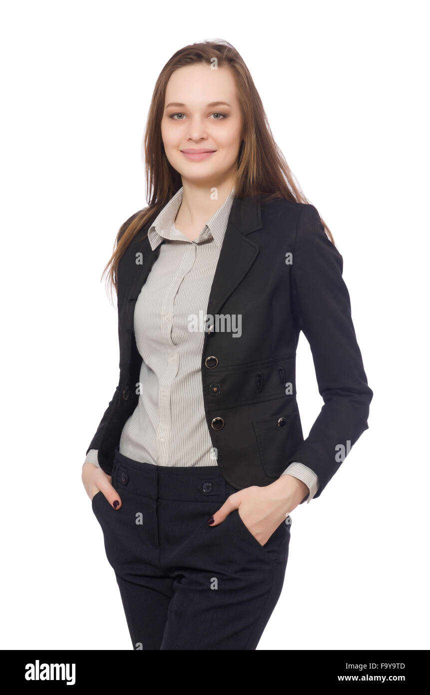 Attractive pretty cute skinny slim girl lady female hi-res stock ...