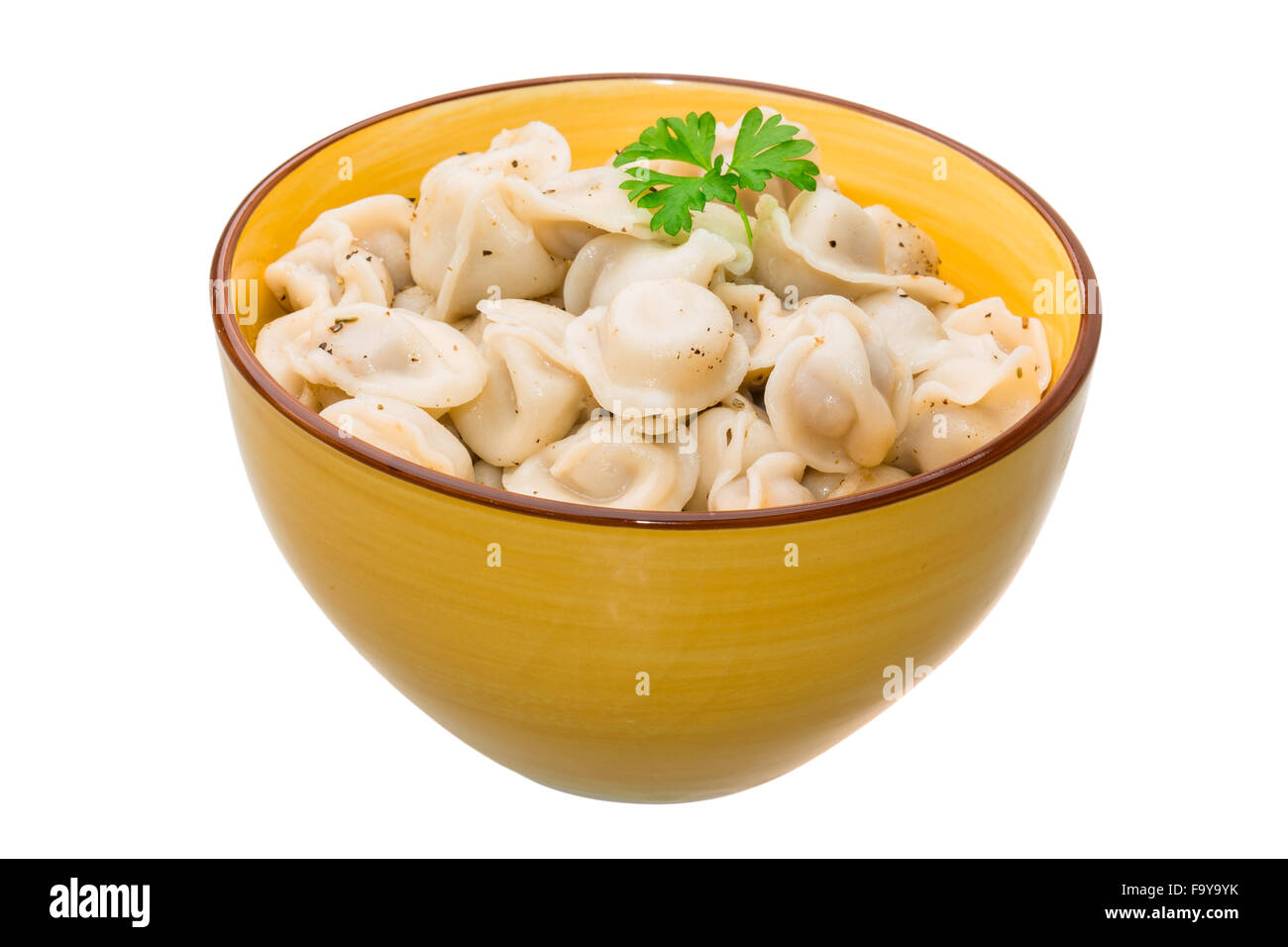 Russian dumplings with parsley Stock Photo - Alamy