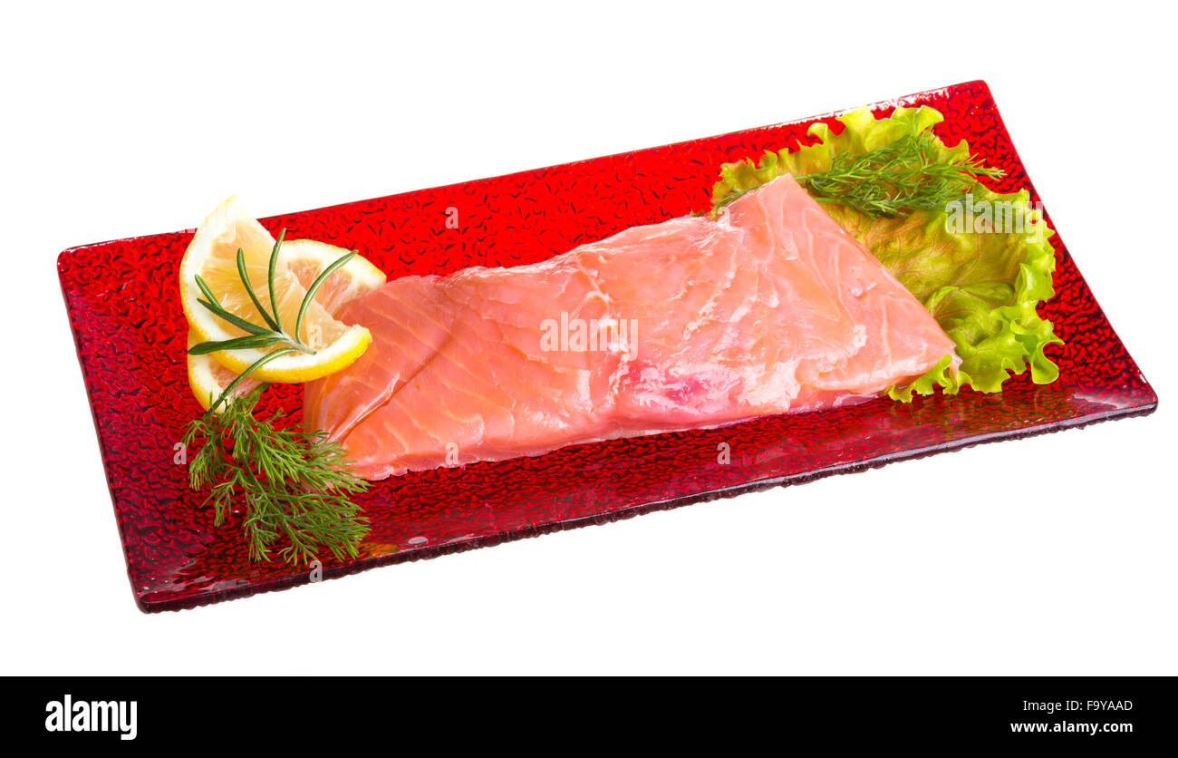 fresh trout fillet Stock Photo - Alamy