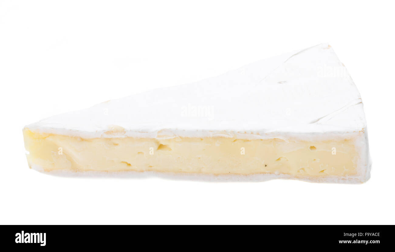 A piece of soft brie cheese Stock Photo - Alamy