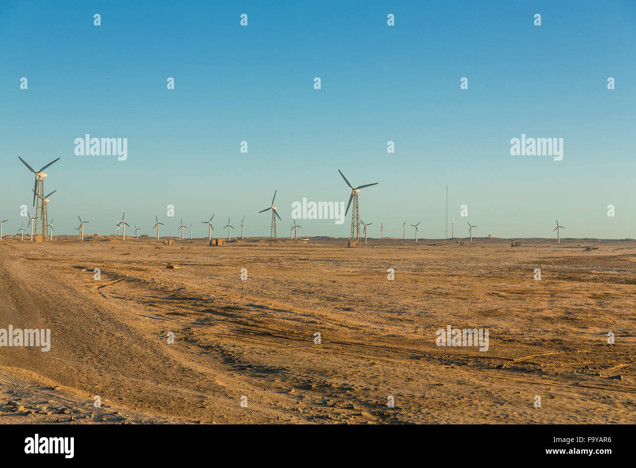 Wind farm in Egypt Stock Photo - Alamy