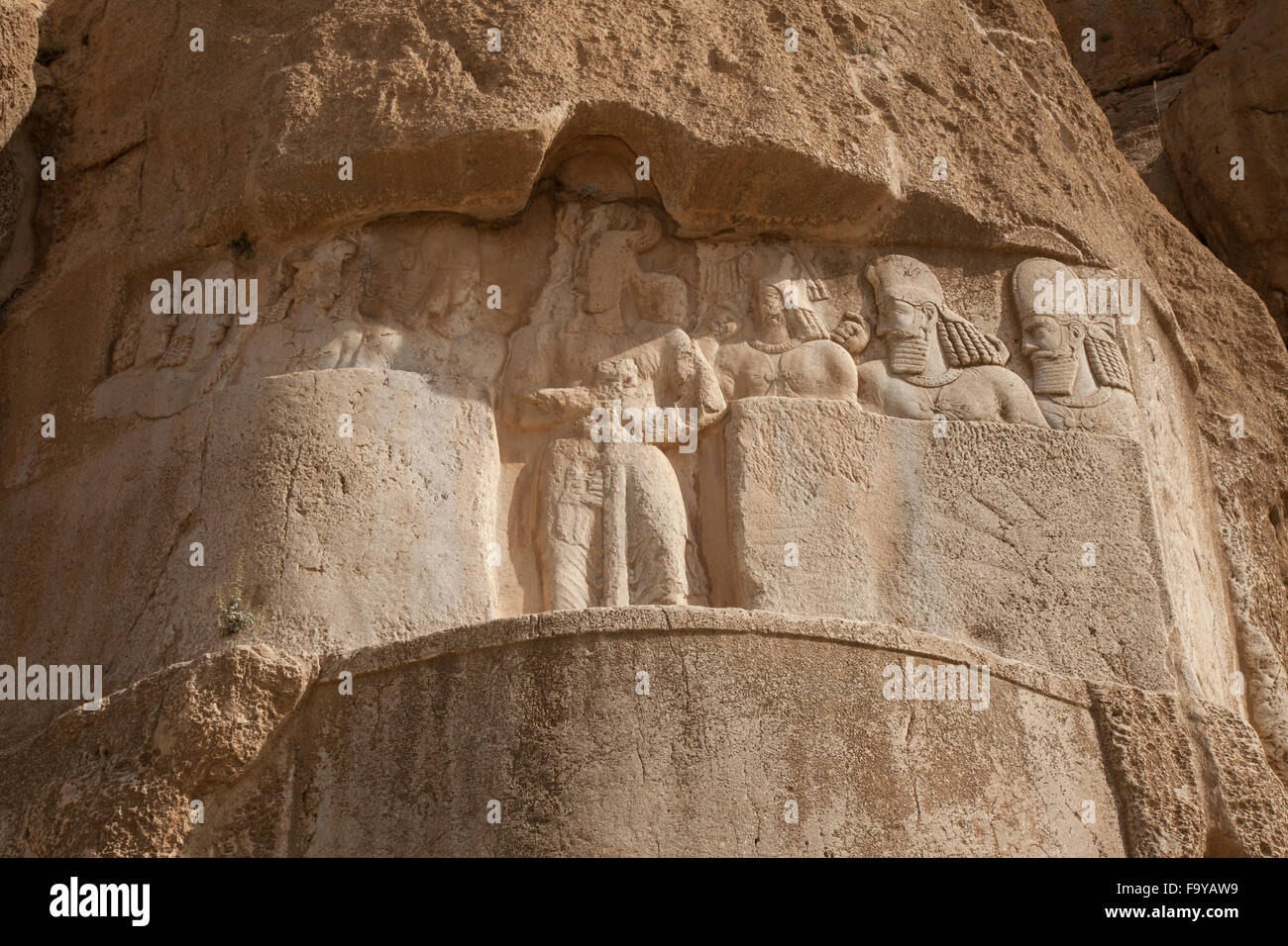 rock reliefs and tombs at Naqsh-e Rustam, Iran Stock Photo - Alamy
