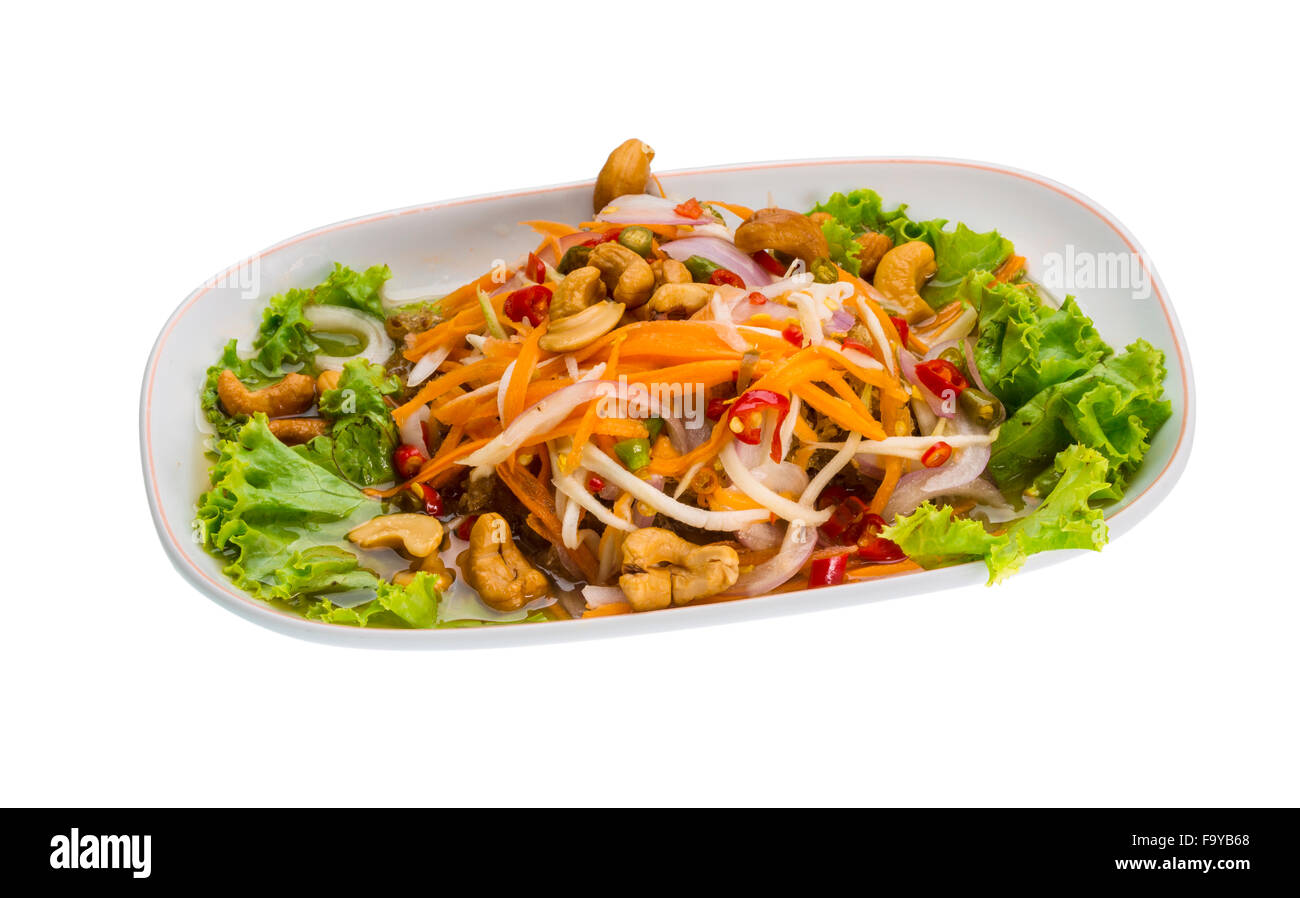 Thai Catfish salad Stock Photo - Alamy