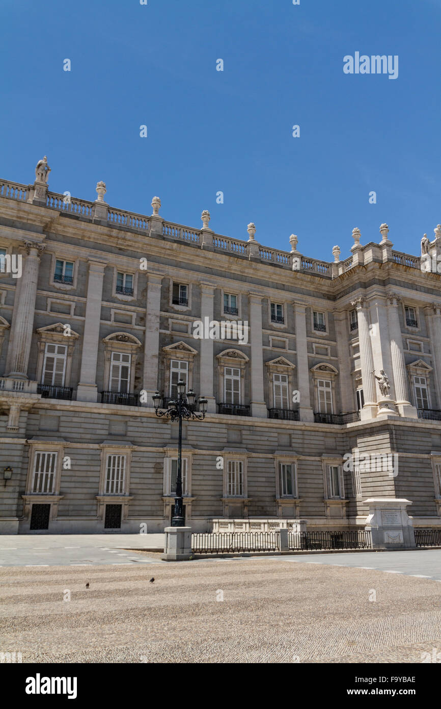 Royal Palace at Madrid Spain - architecture background Stock Photo - Alamy