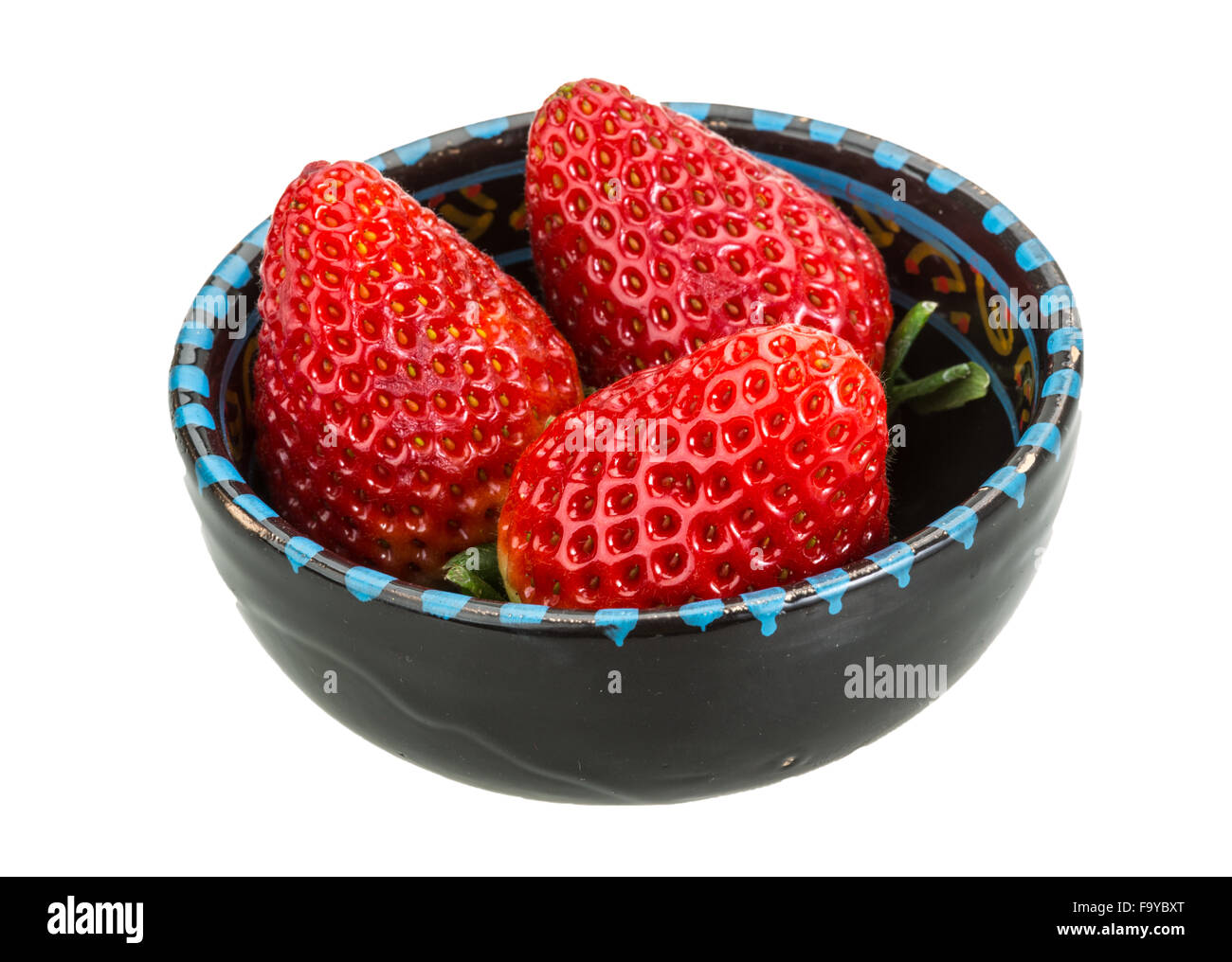 Fresh bright strawberry isolated on white Stock Photo - Alamy