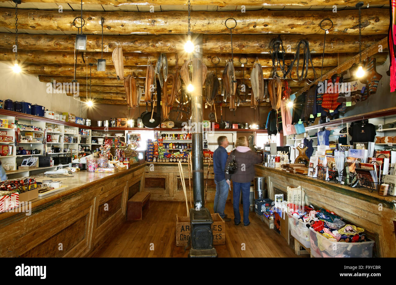 Interior, Hubbell Trading Post National Monument, Ganado, Arizona USA ...