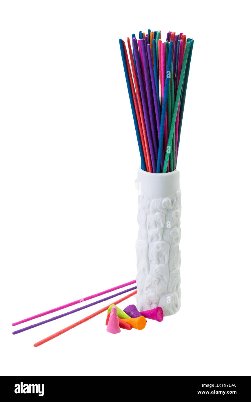 Incense sticks home Cut Out Stock Images & Pictures - Alamy