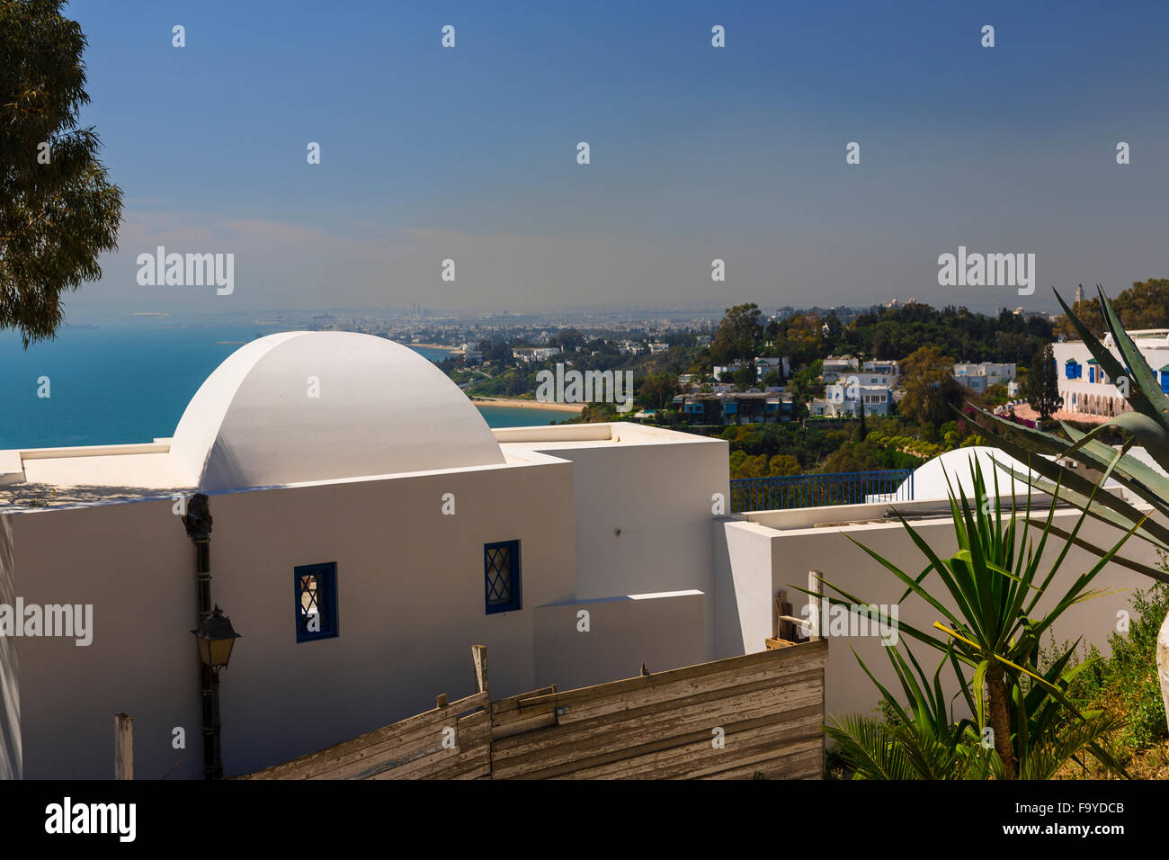 Old arabic town in Tunisia - Sidi Bu Said Stock Photo - Alamy
