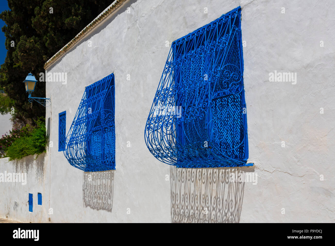 Old arabic town in Tunisia - Sidi Bu Said Stock Photo - Alamy