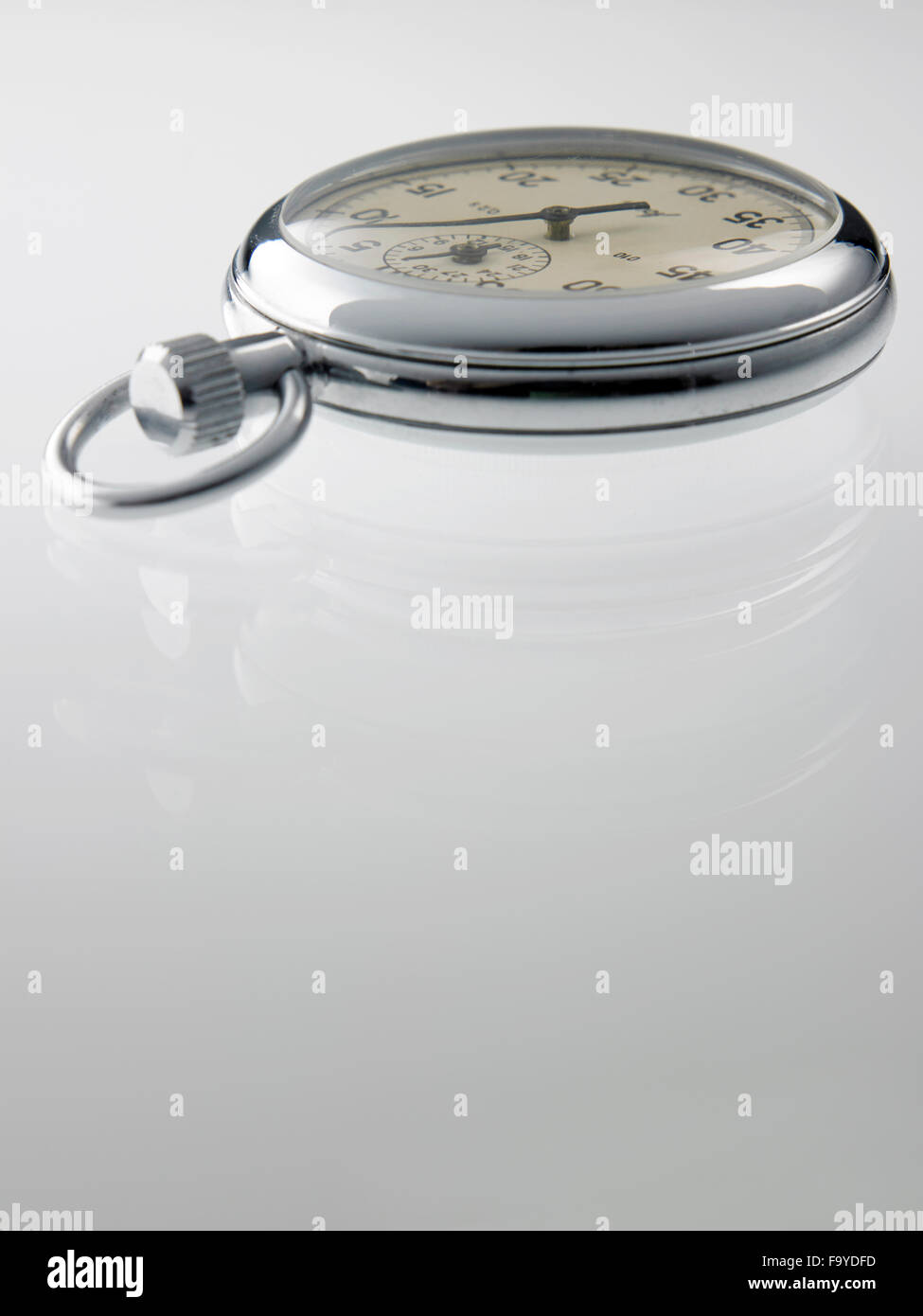 stop watch with depth of field Stock Photo - Alamy