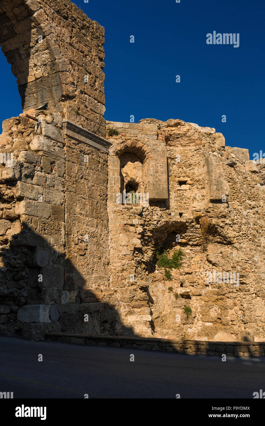 Ruins in Side, Turkey Stock Photo - Alamy