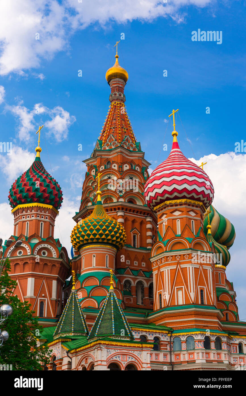 Saint Basil Temple in Moscow Red Square Stock Photo - Alamy