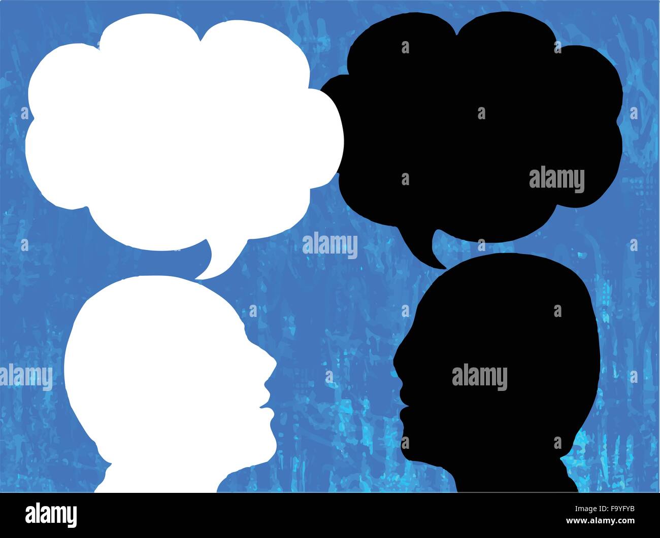 Two men talking Stock Vector Images - Alamy