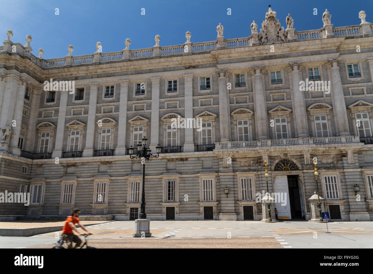 Royal Palace at Madrid Spain - architecture background Stock Photo - Alamy