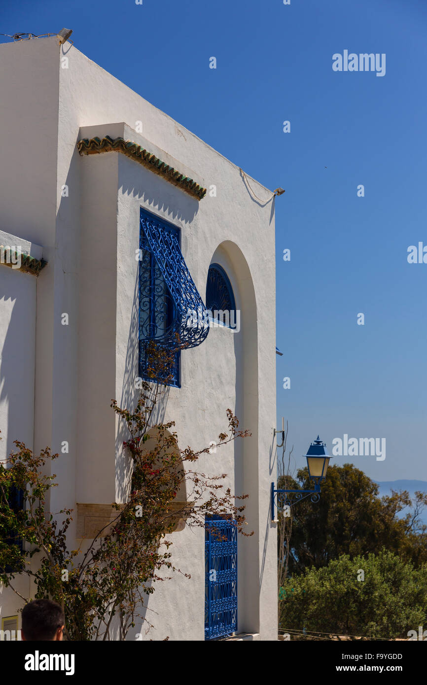 Old arabic town in Tunisia - Sidi Bu Said Stock Photo - Alamy