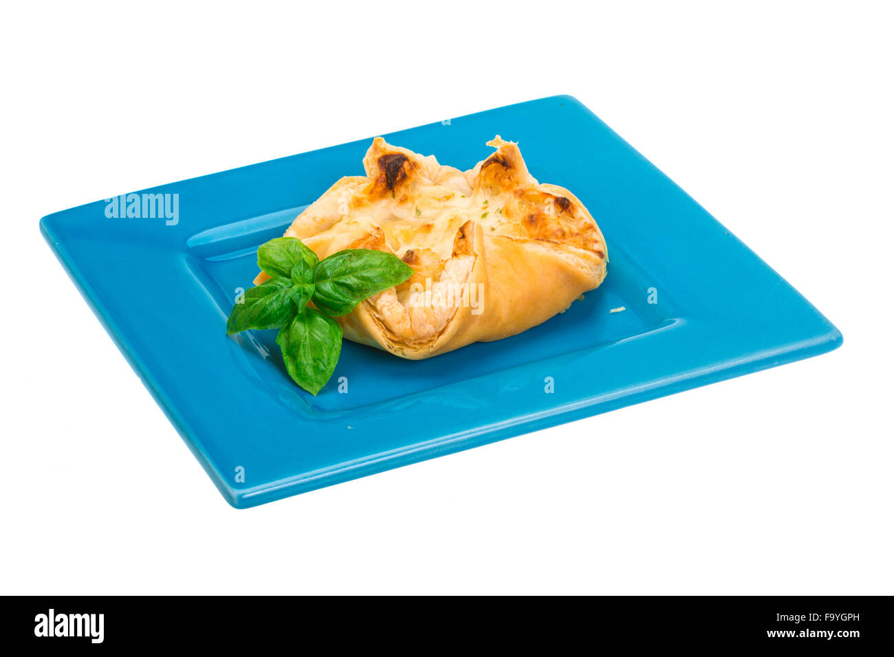 Pastry with scallop isolated Stock Photo - Alamy