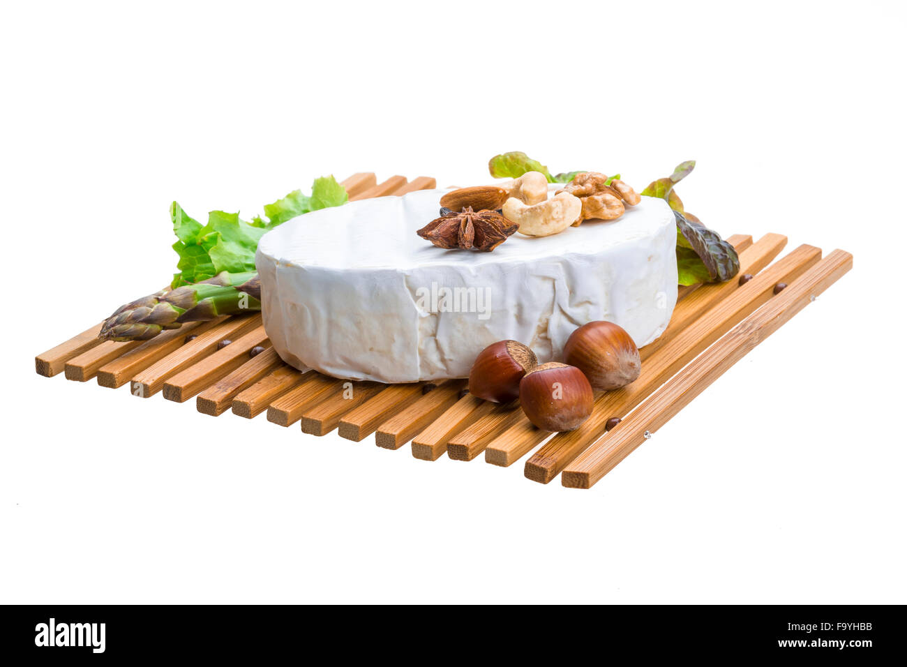 Fresh soft brie cheese Stock Photo - Alamy