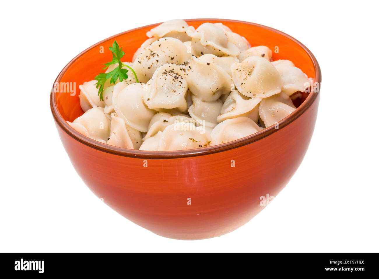 Russian dumplings with parsley Stock Photo - Alamy