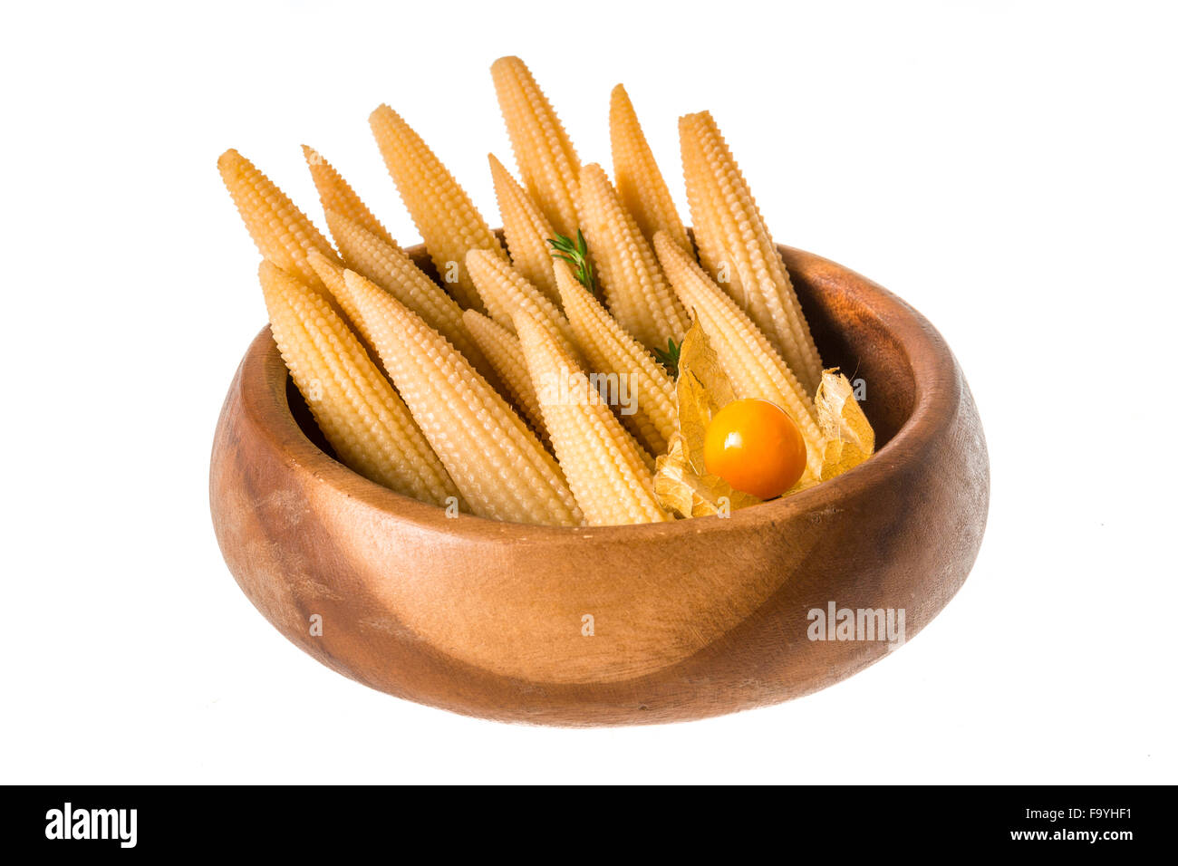 Baby corn isolated Stock Photo - Alamy
