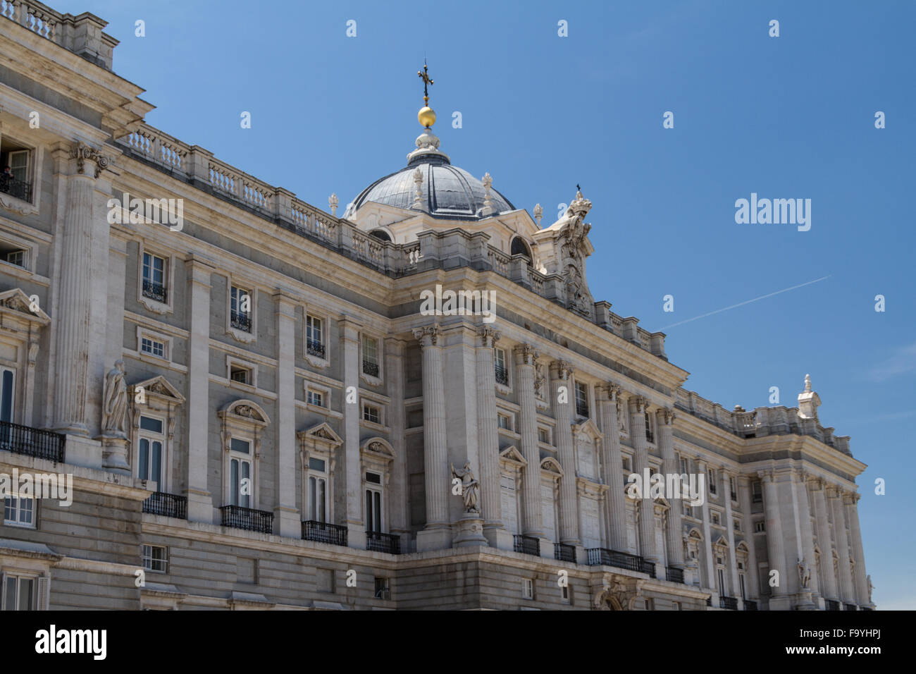 Royal Palace at Madrid Spain - architecture background Stock Photo - Alamy