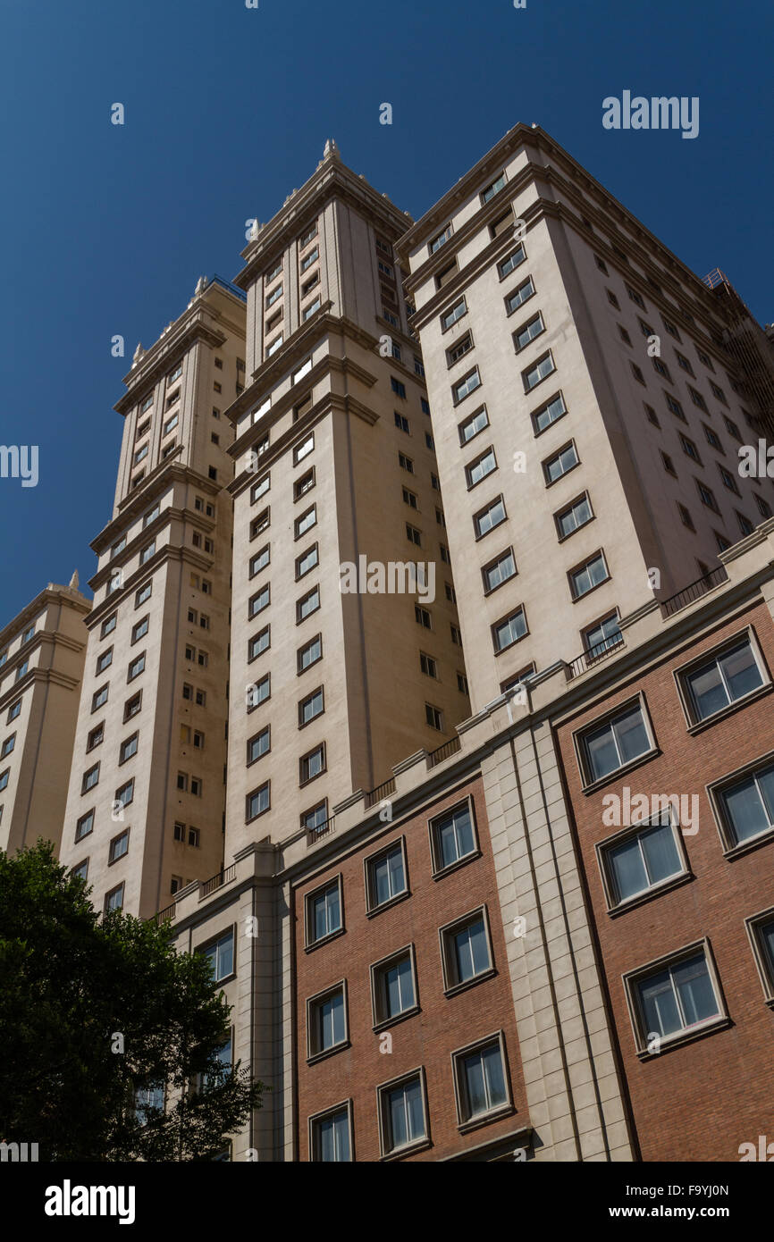 Urban landscape, Madrid Stock Photo - Alamy
