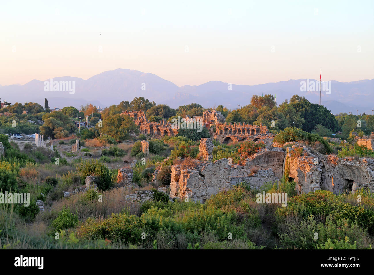 The temple of Apollo in Turkey in siti Side Stock Photo - Alamy