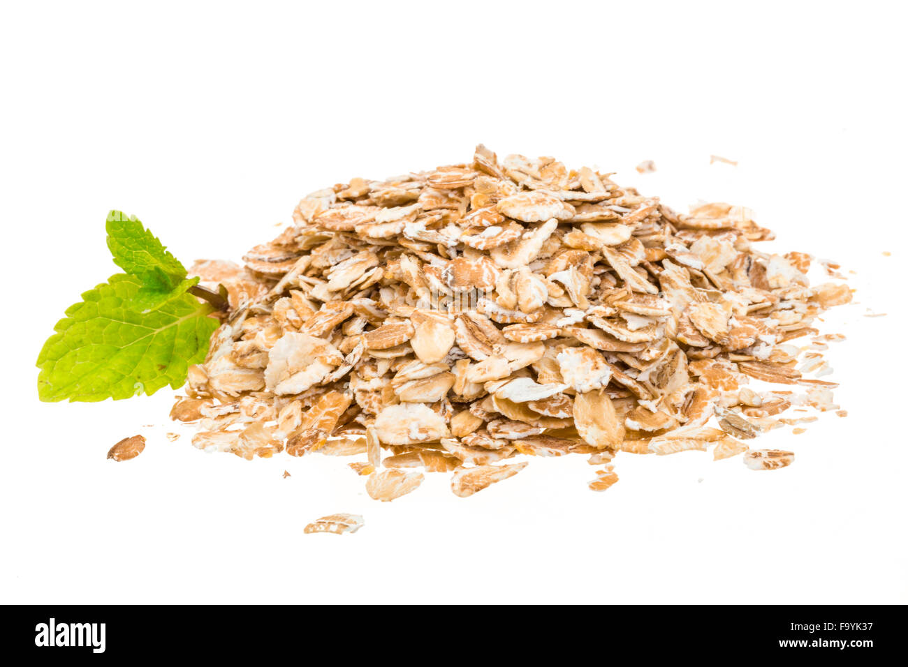 Oats isolated heap Stock Photo - Alamy