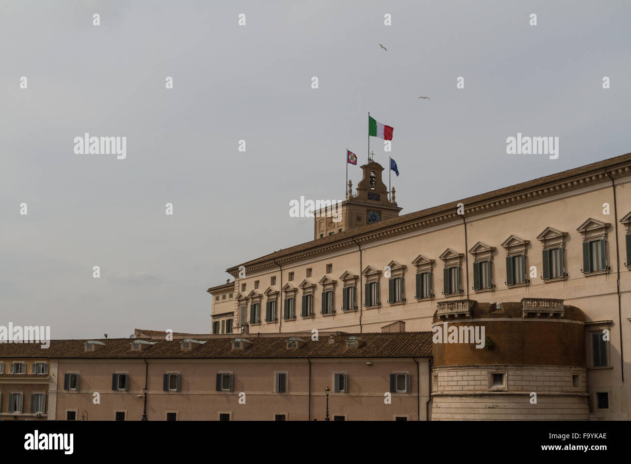 Rome, the Consulta building in Quirinale square Stock Photo - Alamy